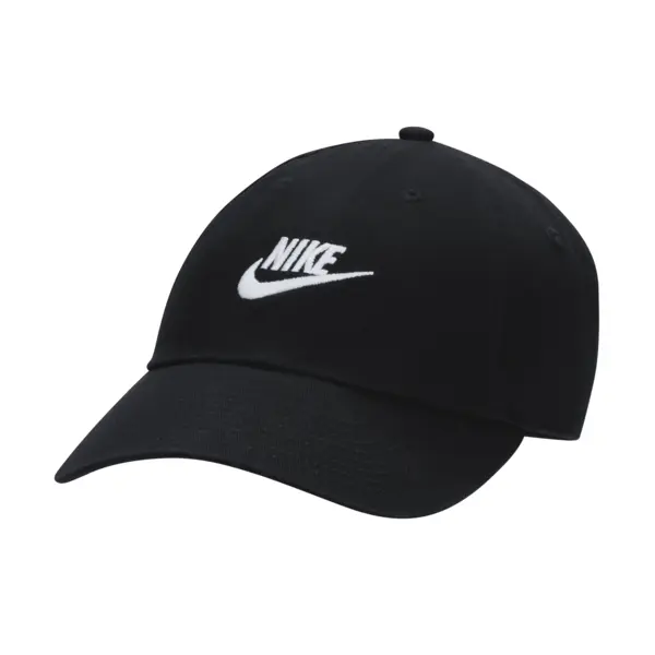 Nike Club Unstructured Futura Wash Cap - Black