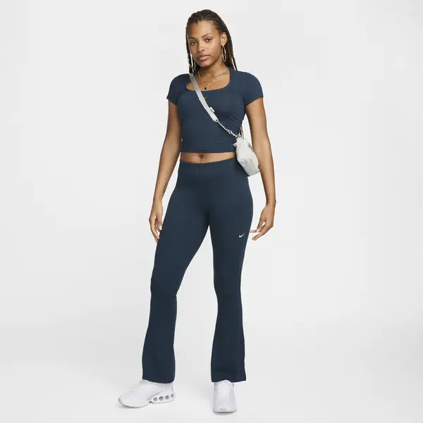 Nike Sportswear Chill Knit Tight Mini-rib Flared Leggings