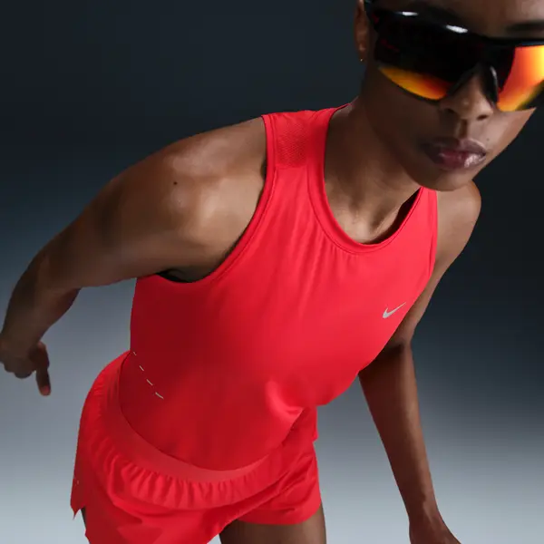 Nike Swift Dri-fit Running Tank Top - Red