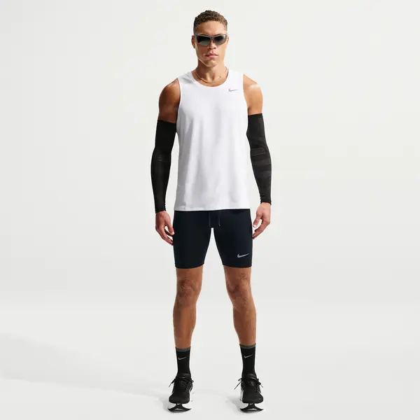Nike Fast Dri-fit Brief-lined Running 1/2-length Tights - Black