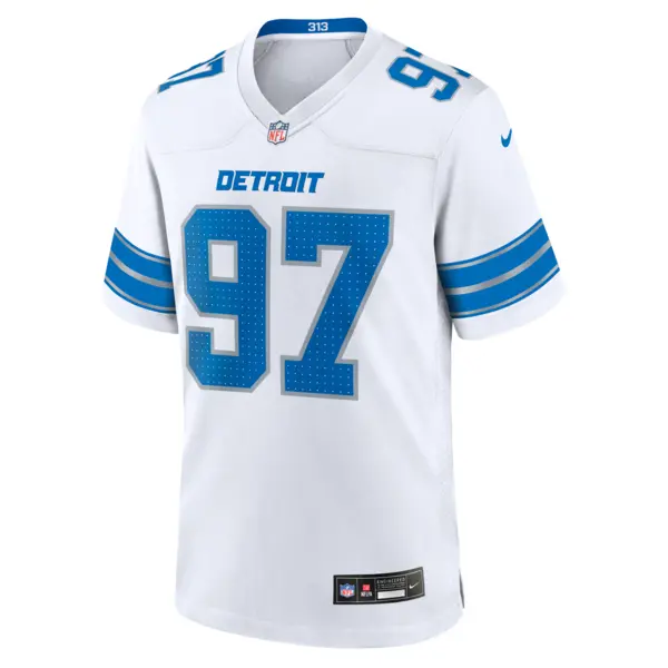 Nike Aidan Hutchinson Detroit Lions Nfl Game Football Jersey - White