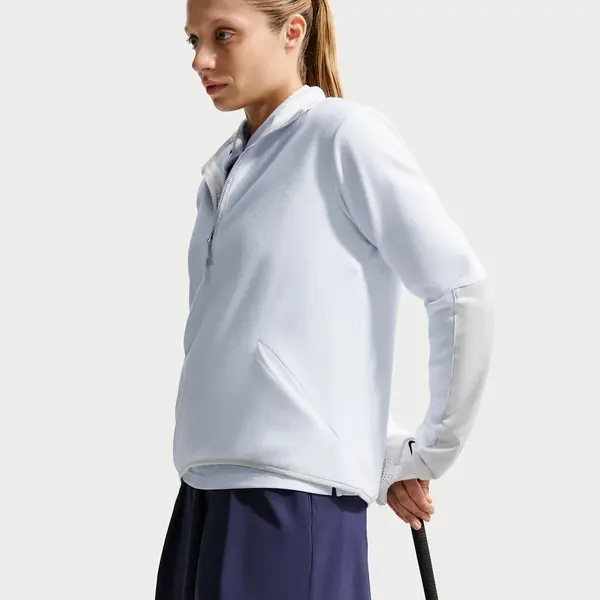 Nike Therma-fit Victory Long-sleeve 1/2-zip Golf Top - White