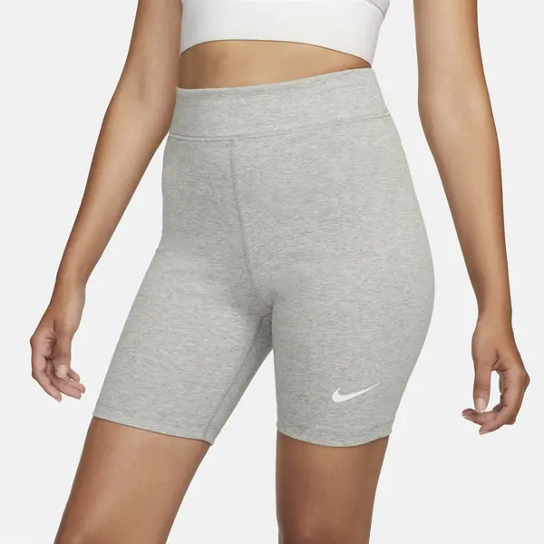 Nike Sportswear Classic High-waisted 8" Biker Shorts - Grey