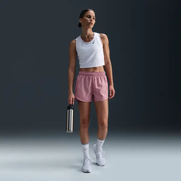 Nike Tempo Dri-fit Mid-rise Brief-lined Running Shorts - Pink