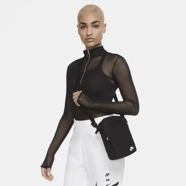 Nike Heritage Crossbody Bag - Black