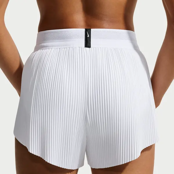 Nike Aeroswift Dri-fit Adv Mid-rise 3" Brief-lined Running Shorts - White
