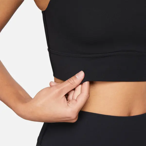 Nike Zenvy -support Padded Longline Sports Bra - Black