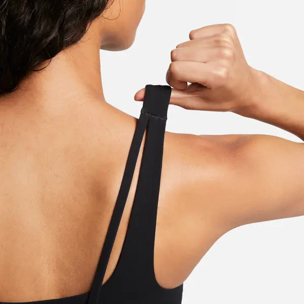 Nike Zenvy -support Padded Longline Sports Bra - Black