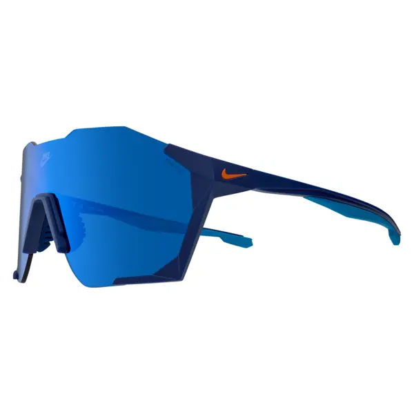 Nike Charged Shield Mirrored Sunglasses - Blue