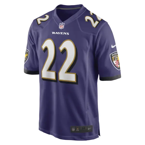 Nike Derrick Henry Baltimore Ravens Nfl Game Football Jersey - Purple