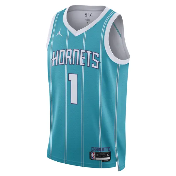 JORDAN Charlotte Hornets Icon Edition Dri-fit Nba Swingman Jersey - Blue