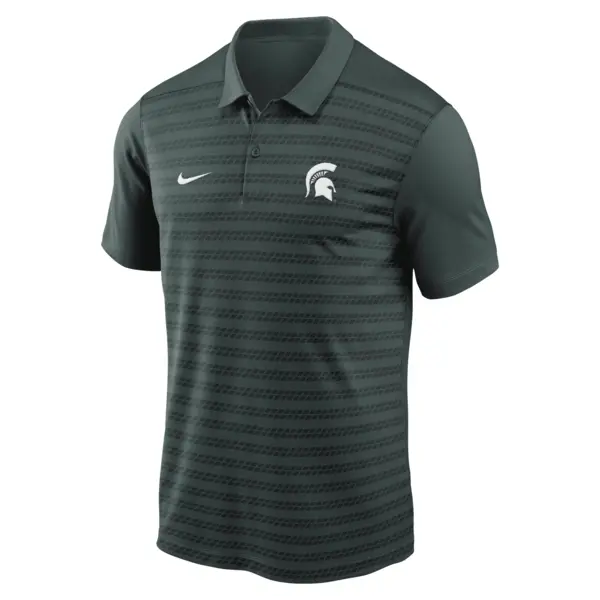 Nike Michigan State Spartans Sideline Victory Dri-fit College Polo - Green