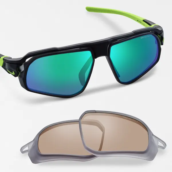 Nike Flyfree Mirrored Sunglasses - Black