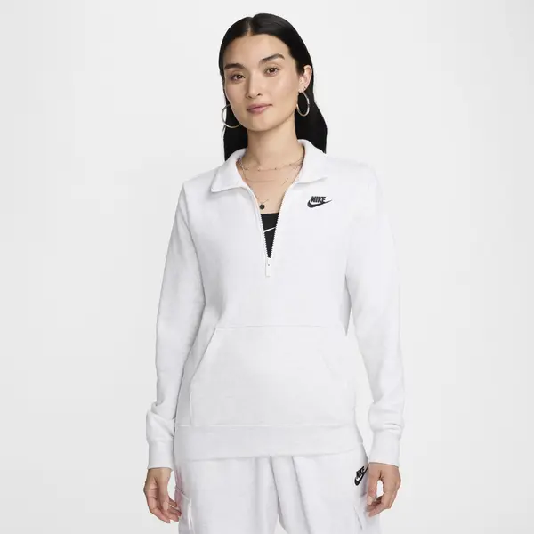 Nike Sportswear Club Fleece 1/2-zip Sweatshirt - Brown