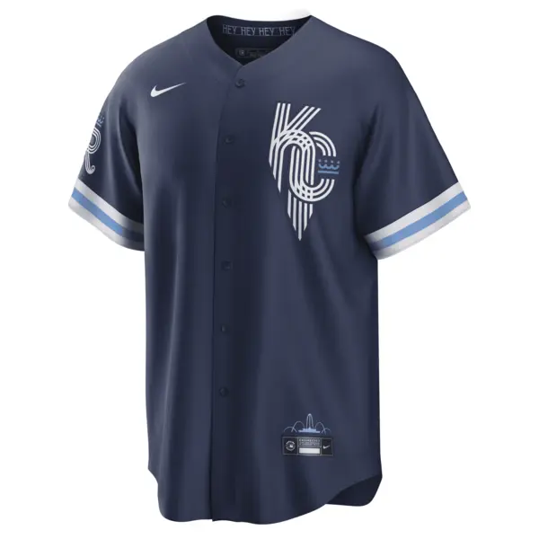 Nike Mlb Kansas City Royals City Connect Replica Baseball Jersey - Blue