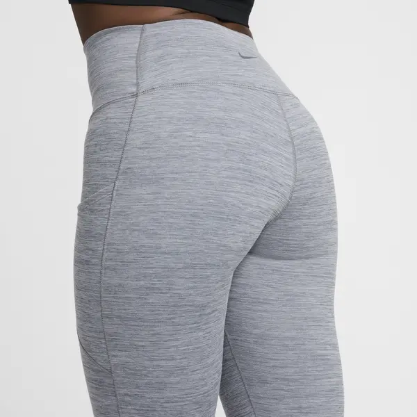 Nike One High-waisted 7/8 Leggings With Pockets - Grey