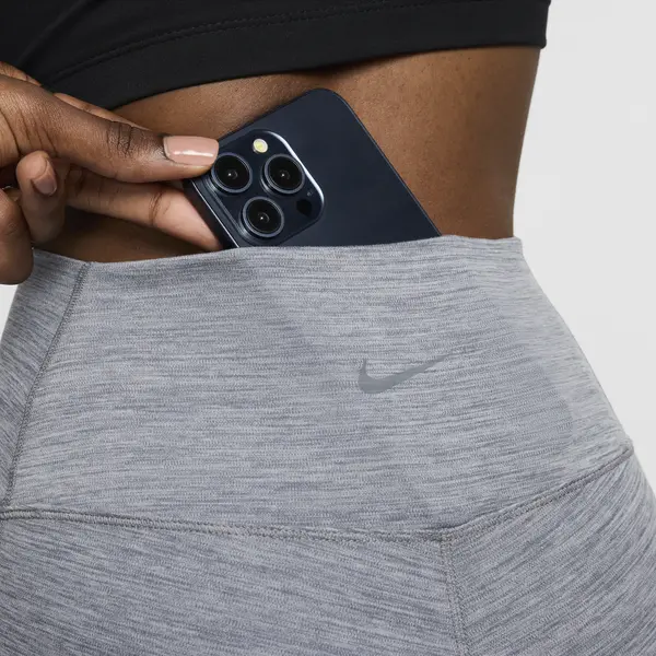 Nike One High-waisted 7/8 Leggings With Pockets - Grey