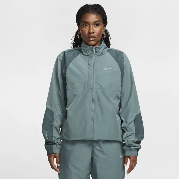 Nike Nocta Northstar Nylon Track Jacket In Grey - 15% Off