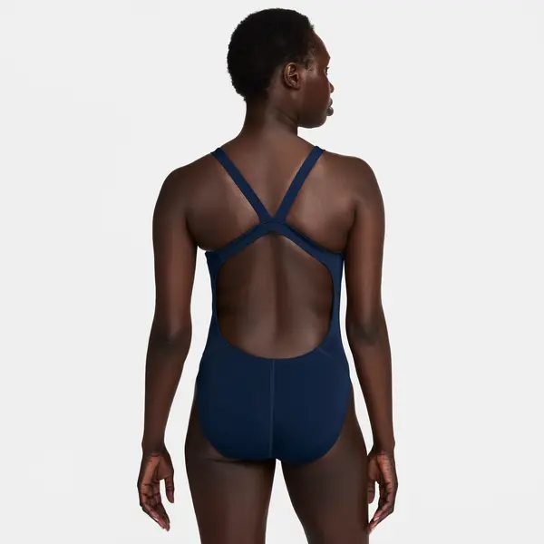 Nike Hydrastrong Essential Fastback One Piece Swimsuit - Blue