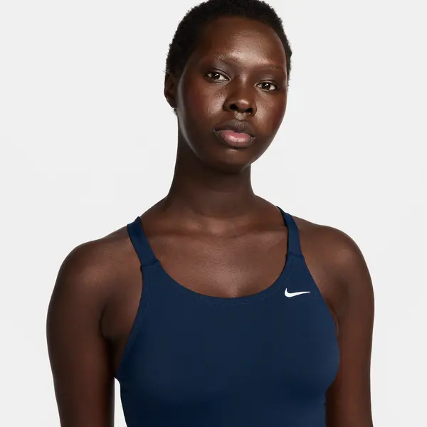 Nike Hydrastrong Essential Fastback One Piece Swimsuit - Blue
