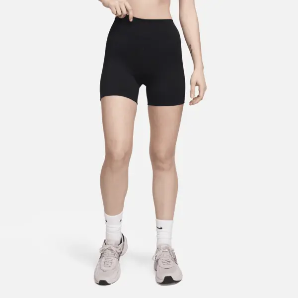 Nike High-waisted 5" Biker Shorts - Black