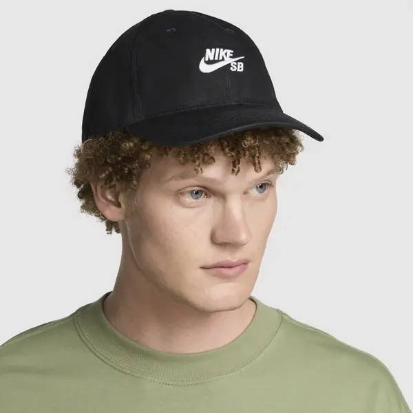 Nike Sb Club Unstructured Skate Cap - Black