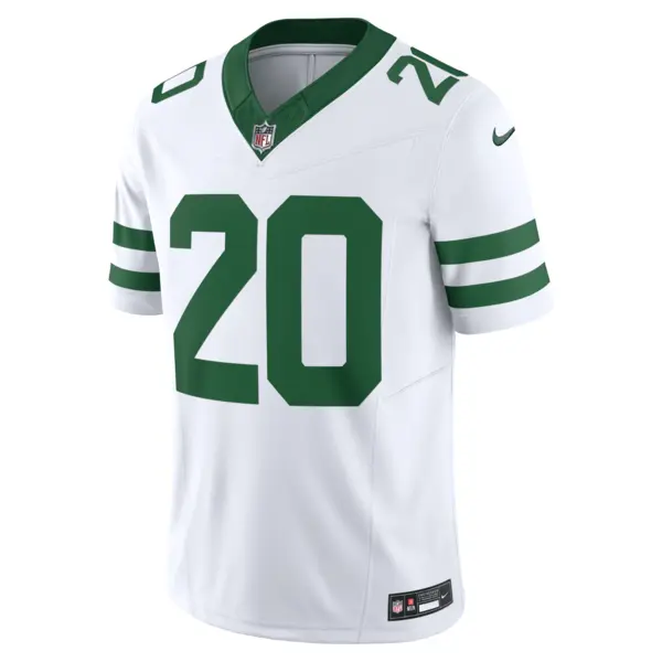 Nike Breece Hall New York Jets Dri-fit Nfl Limited Football Jersey - White