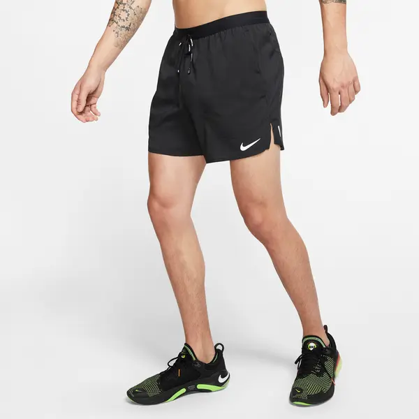 Nike Flex Stride 5" Brief Running Shorts - Black