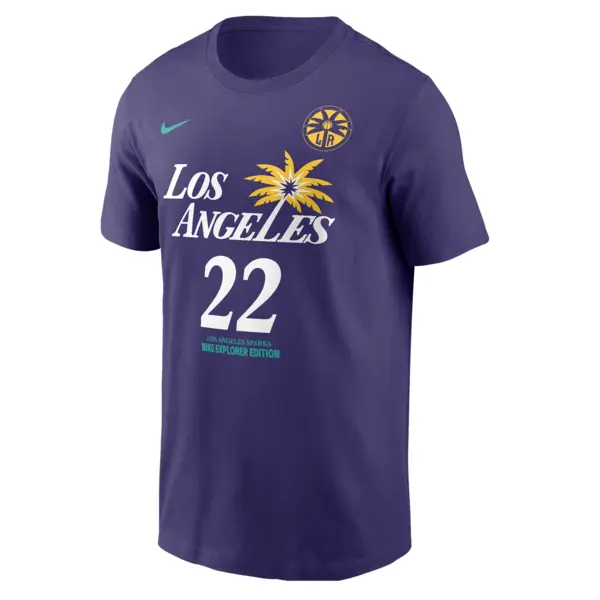 Nike Cameron Brink Los Angeles Sparks Explorer Edition Wnba T-shirt - Purple