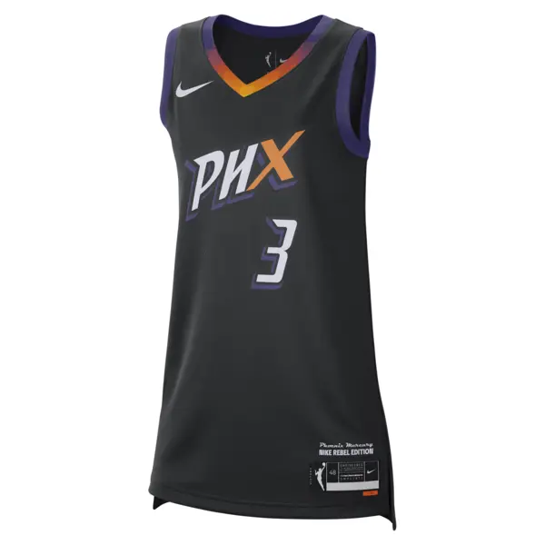 Nike Diana Taurasi Phoenix Mercury 2024 Rebel Edition Dri-fit Wnba Victory Jersey - Black