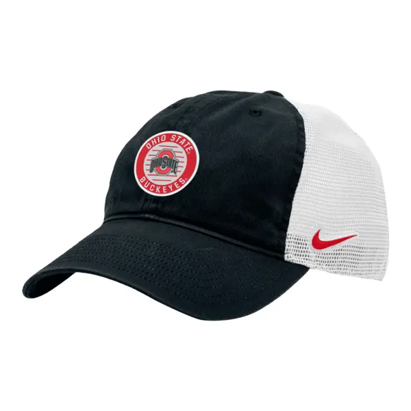 Nike Ohio State Heritage86 College Trucker Hat - Black