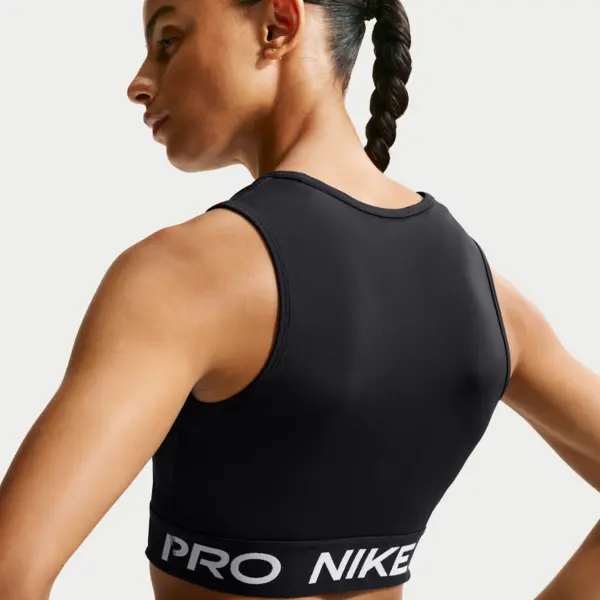 Nike Pro Dri-fit Cropped Tank Top - Black