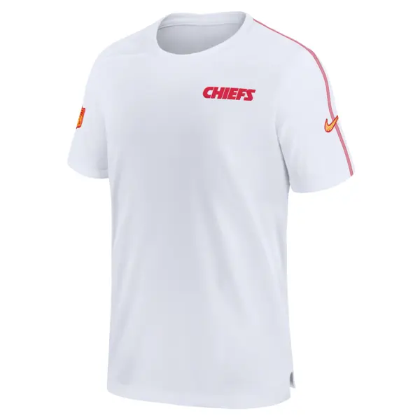 Nike Kansas City Chiefs Sideline Coach Dri-fit Nfl Top - White