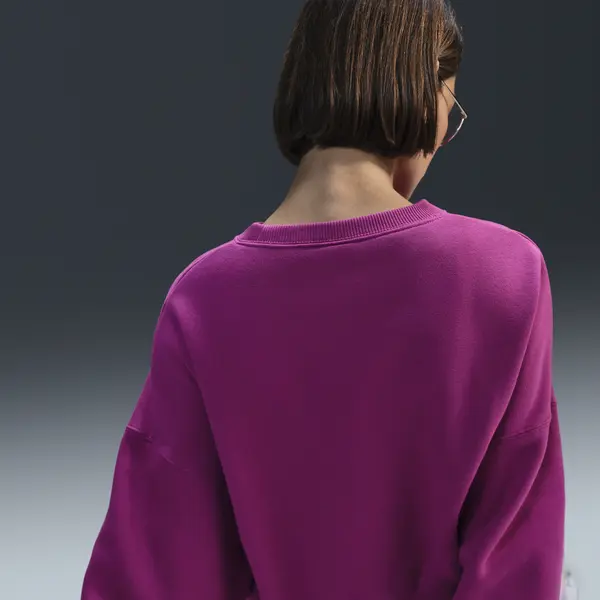 Nike Sportswear Phoenix Fleece Over-oversized Crew-neck Sweatshirt - Purple