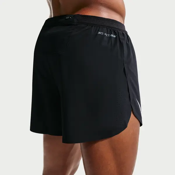 Nike Aeroswift Dri-fit Adv 4" Brief-lined Running Shorts - Black