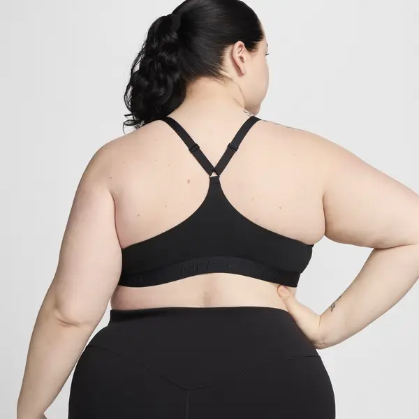 Nike Indy Light Support Padded Adjustable Sports Bra - Black