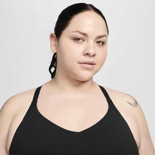 Nike Indy Light Support Padded Adjustable Sports Bra - Black