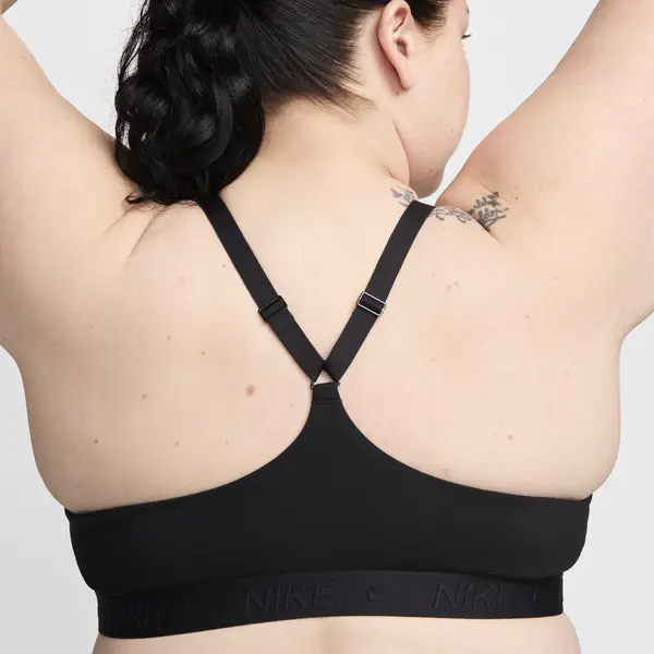 Nike Indy Light Support Padded Adjustable Sports Bra - Black