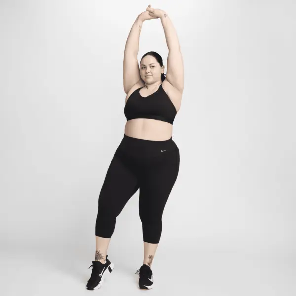 Nike Indy Light Support Padded Adjustable Sports Bra - Black