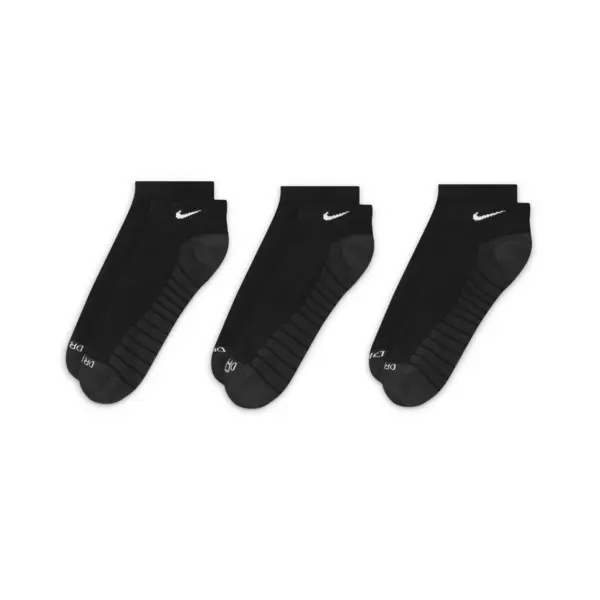 Nike Everyday Max Cushioned Training No-show Socks - Black