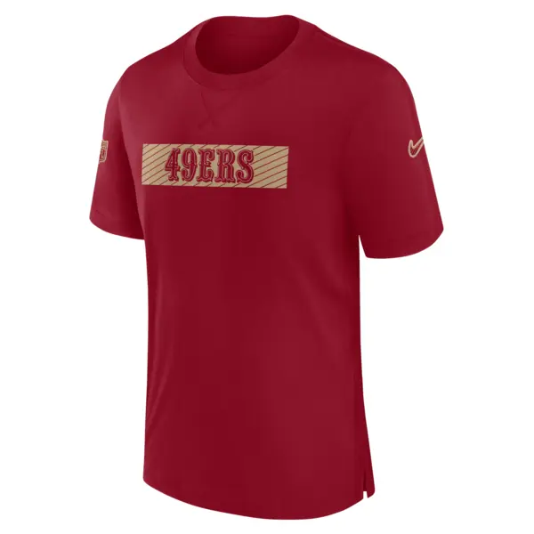 Nike San Francisco 49ers Sideline Player Dri-fit Nfl T-shirt - Red