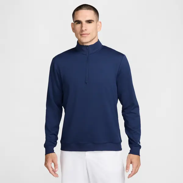 Nike Tour 1/2-zip Golf Top - Blue