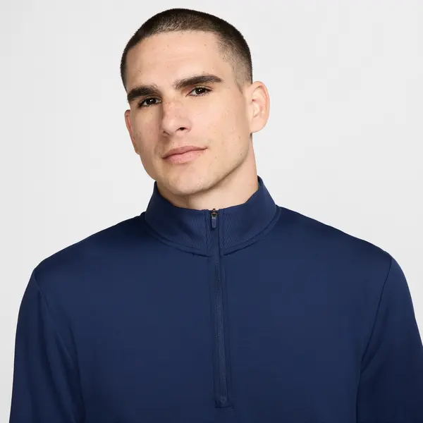 Nike Tour 1/2-zip Golf Top - Blue