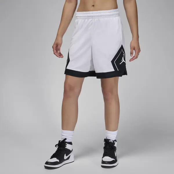 JORDAN Sport 4" Diamond Shorts - White