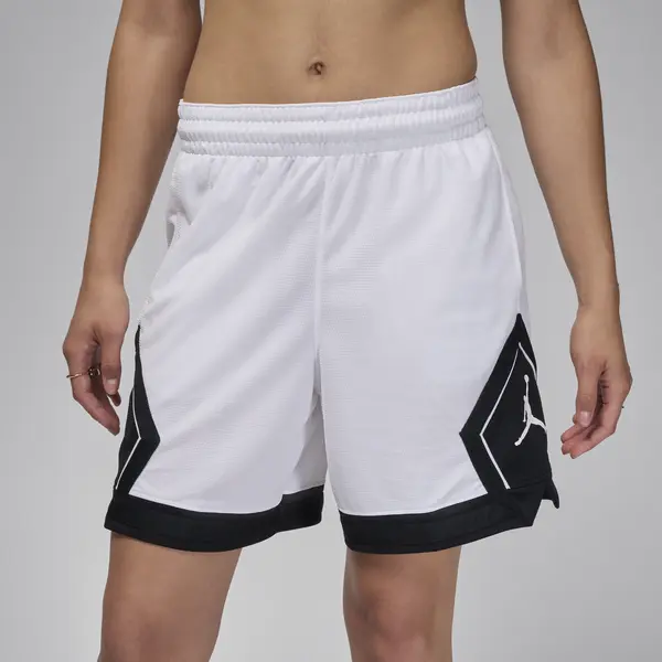 JORDAN Sport 4" Diamond Shorts - White
