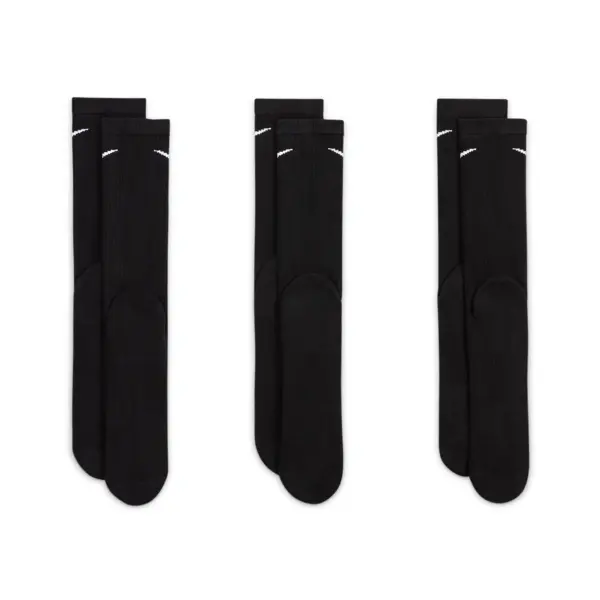 Nike Everyday Plus Cushioned Training Crew Socks - Black
