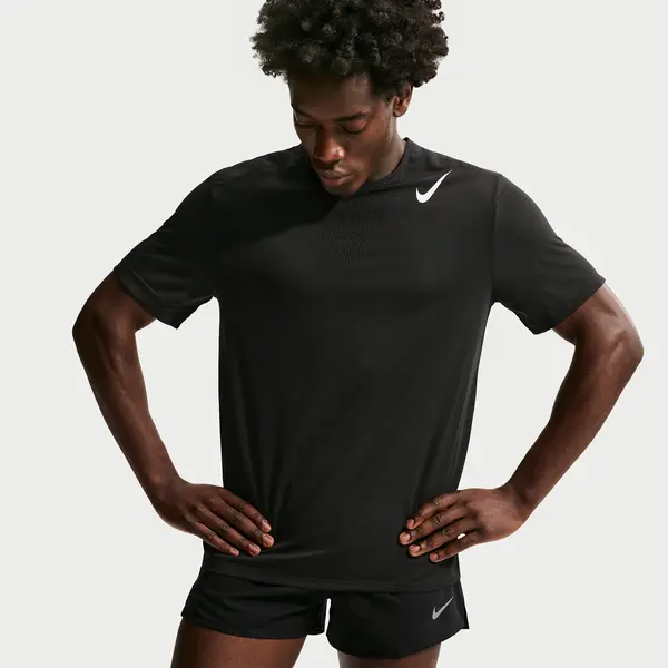 Nike Aeroswift Dri-fit Adv Short-sleeve Running Top - Black