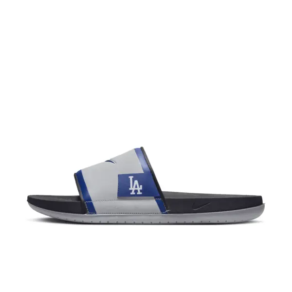 Nike Offcourt Los Angeles Dodgers Slides - Grey