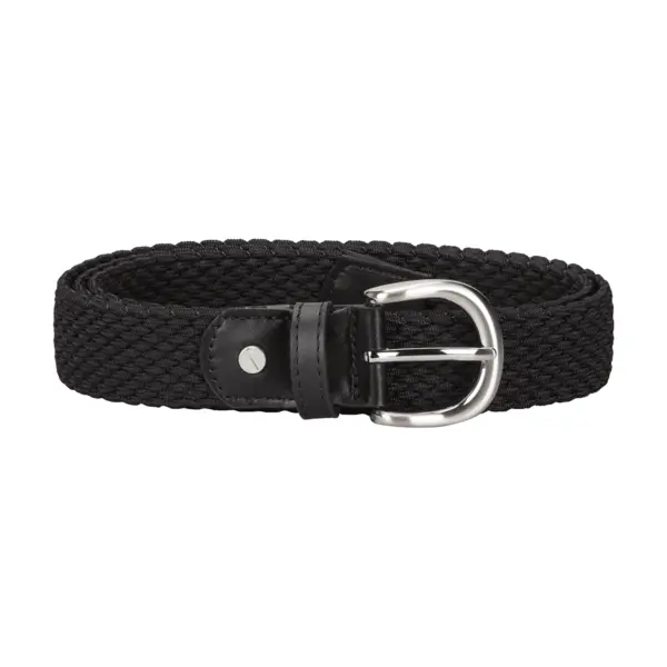 Nike Solid Stretch Woven Golf Belt - Black