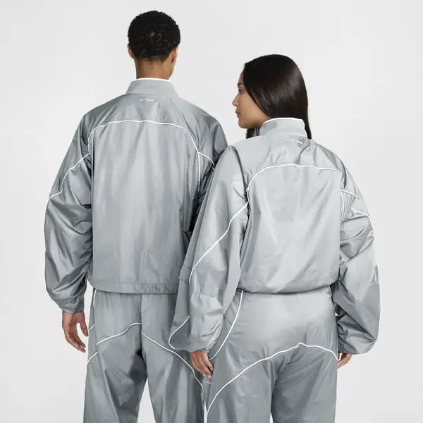 Nike X Jacquemus Track Jacket - Grey | Editorialist
